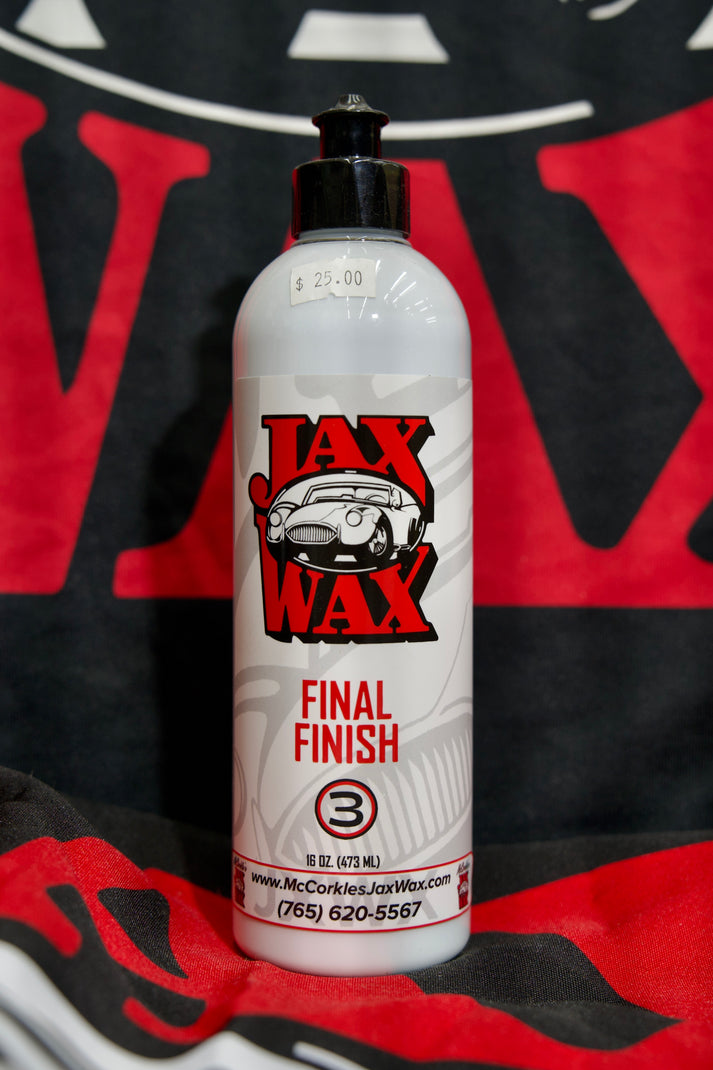 Final Finish #3 – McCorkle's Jax Wax